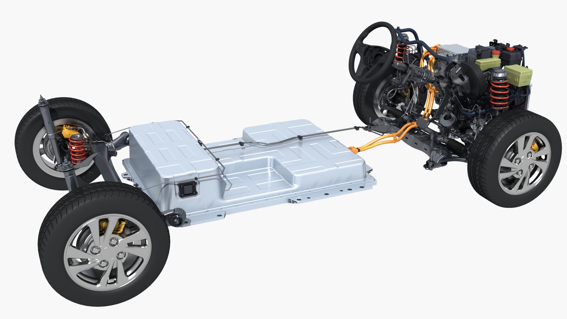 3D Small Electric Car Chassis Model - TurboSquid 2355890