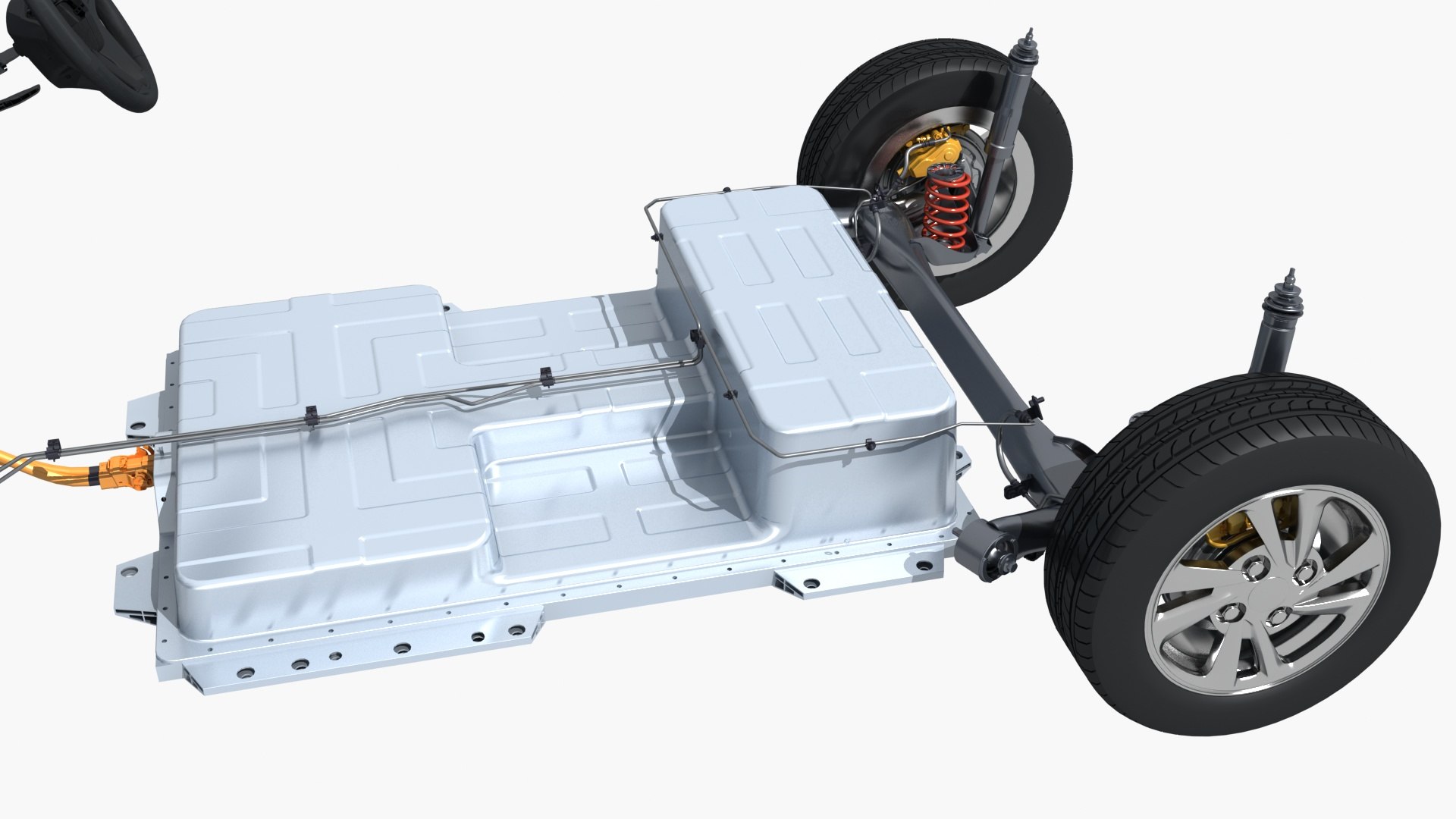 3D Small Electric Car Chassis Model - TurboSquid 2355890
