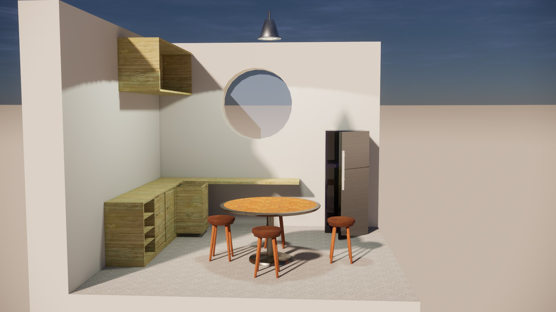 Simple Kitchen 3D Model - TurboSquid 1818191