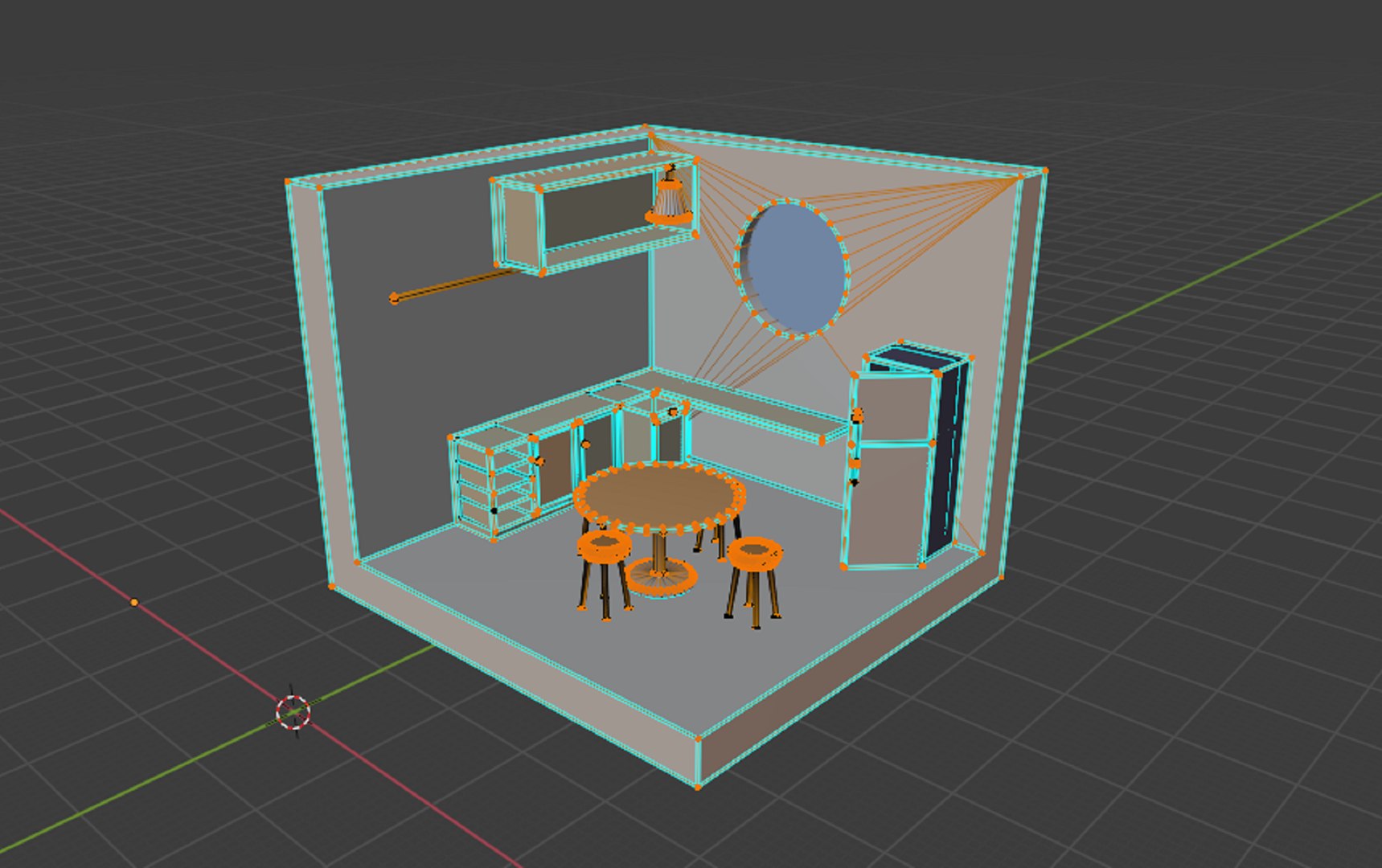 Simple Kitchen 3D Model - TurboSquid 1818191