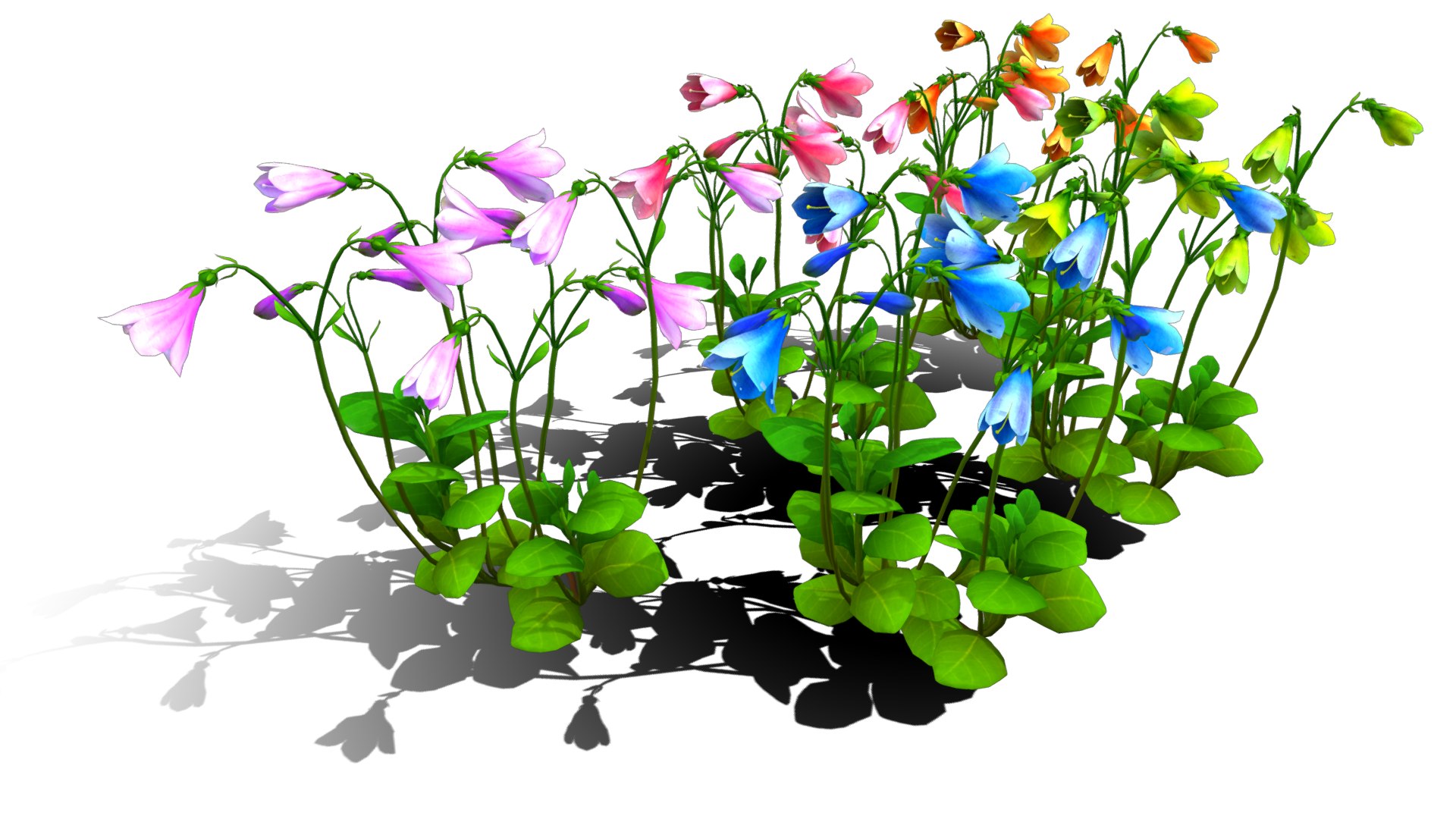 3D Flower Linnaea Borealis - TurboSquid 2132221