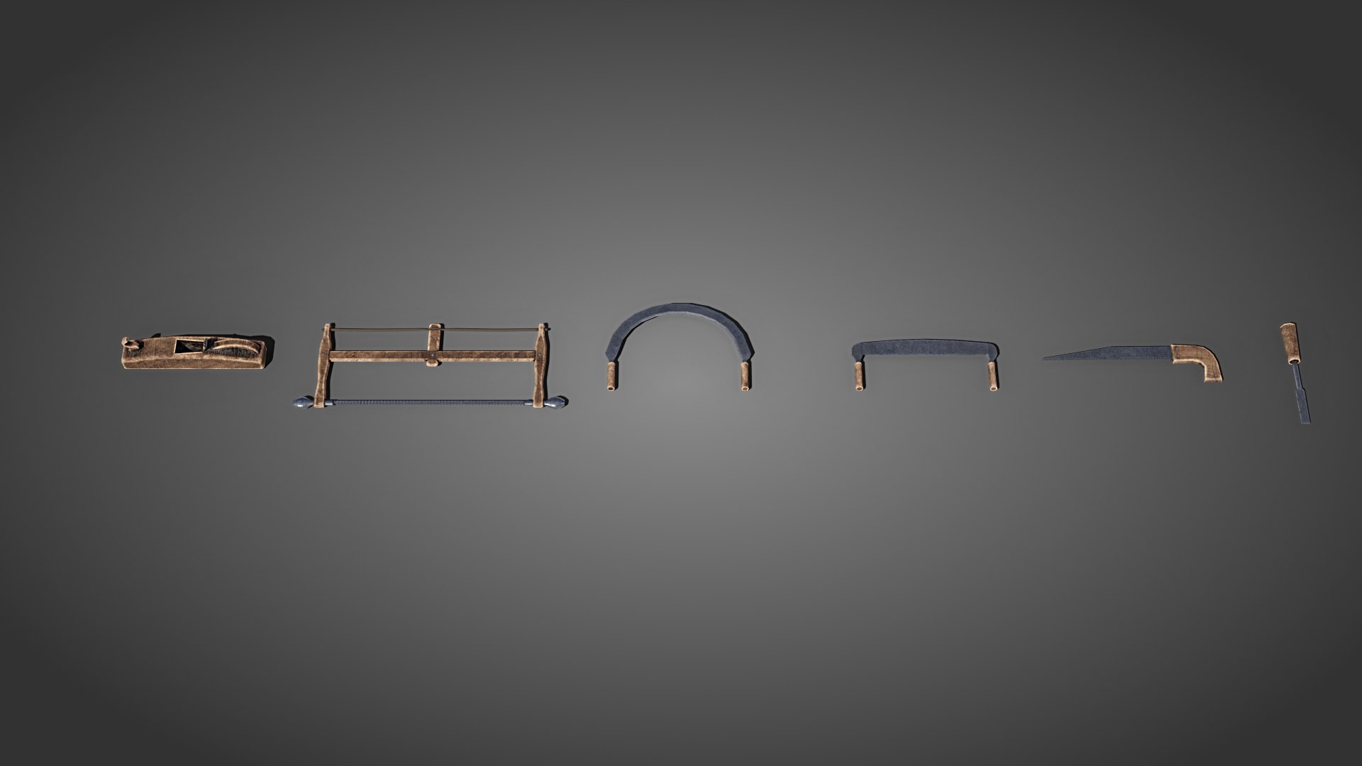 Medieval Carpenter Props 3D Model - TurboSquid 2147344