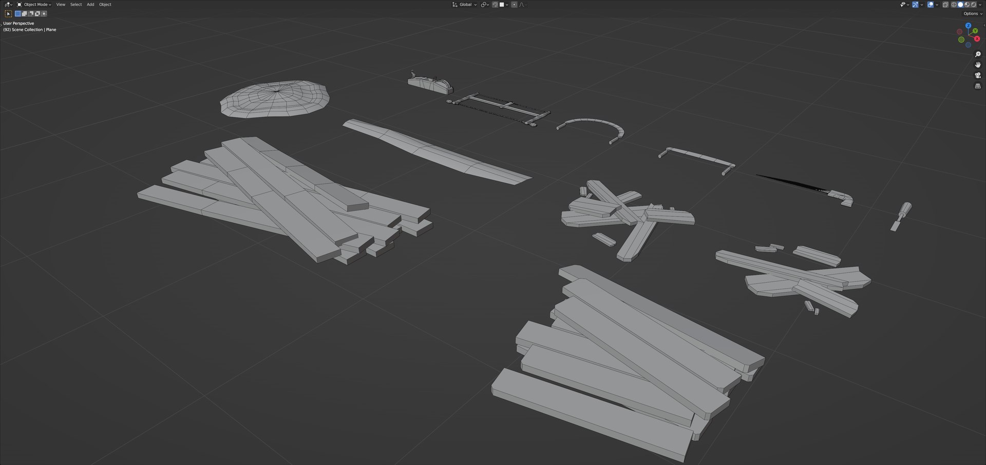 Medieval Carpenter Props 3D Model - TurboSquid 2147344