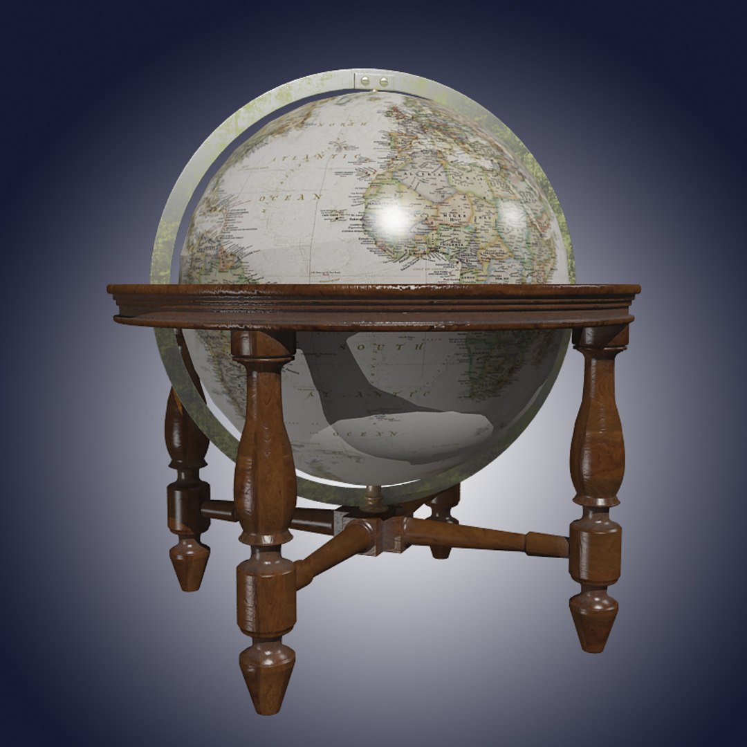 3d Model Globe