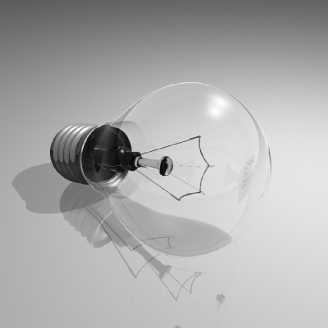 3d Light Bulb Model