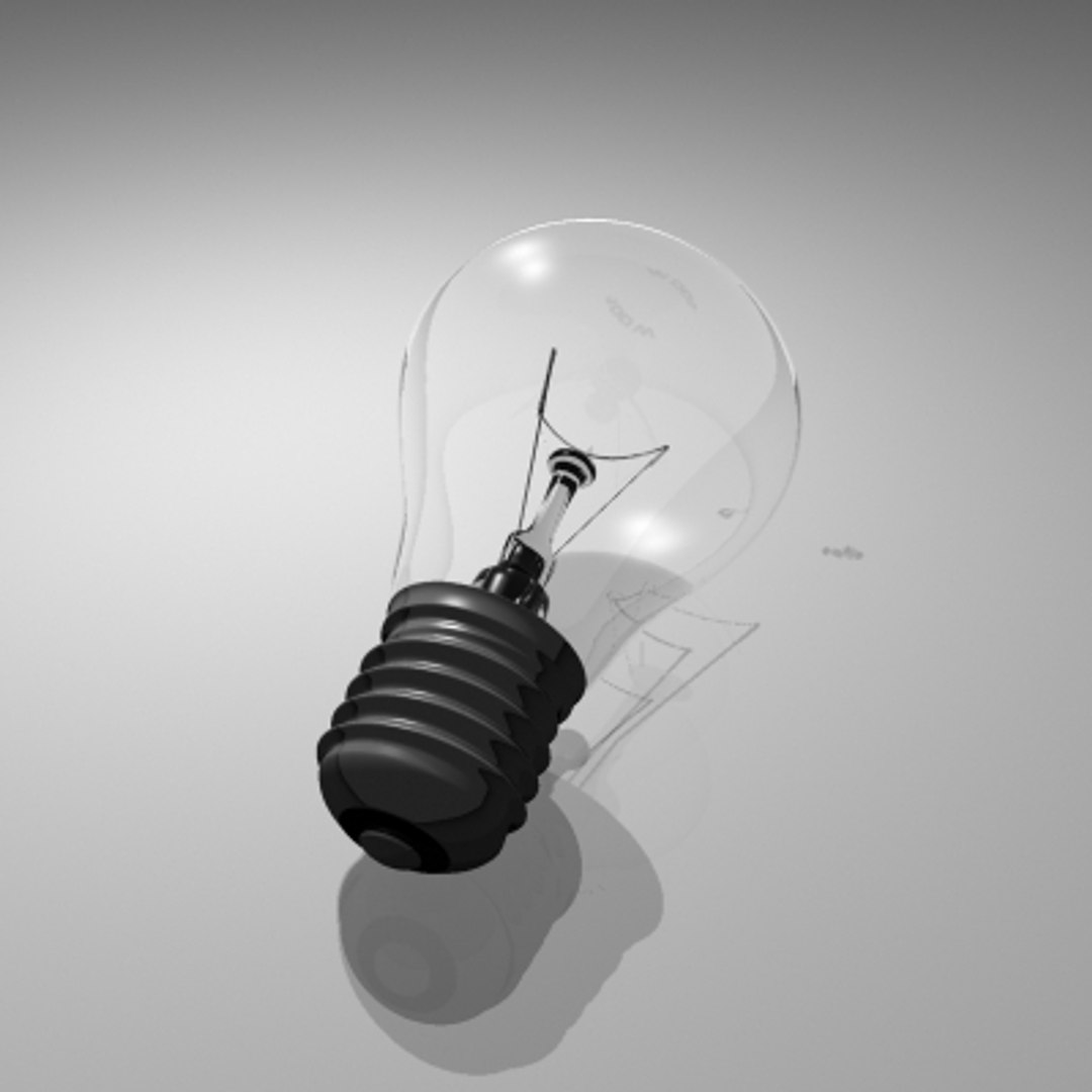 3d Light Bulb Model