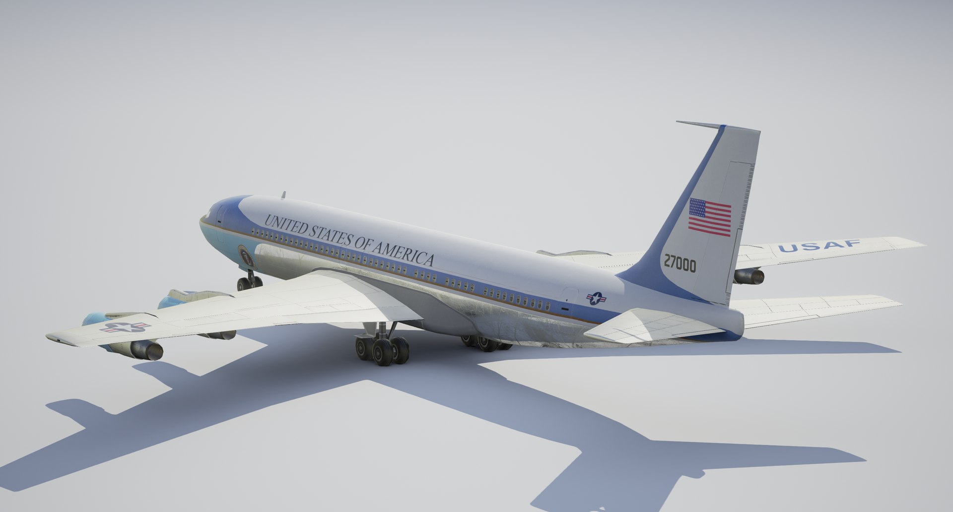 3d Aircraft Vc-137c Boeing 707