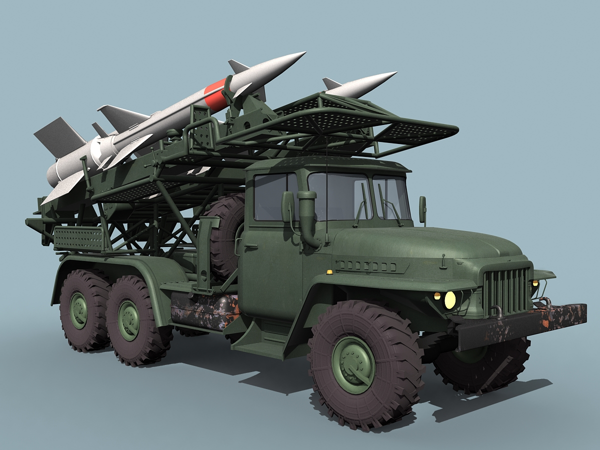 ural sa-3 loader 3d model