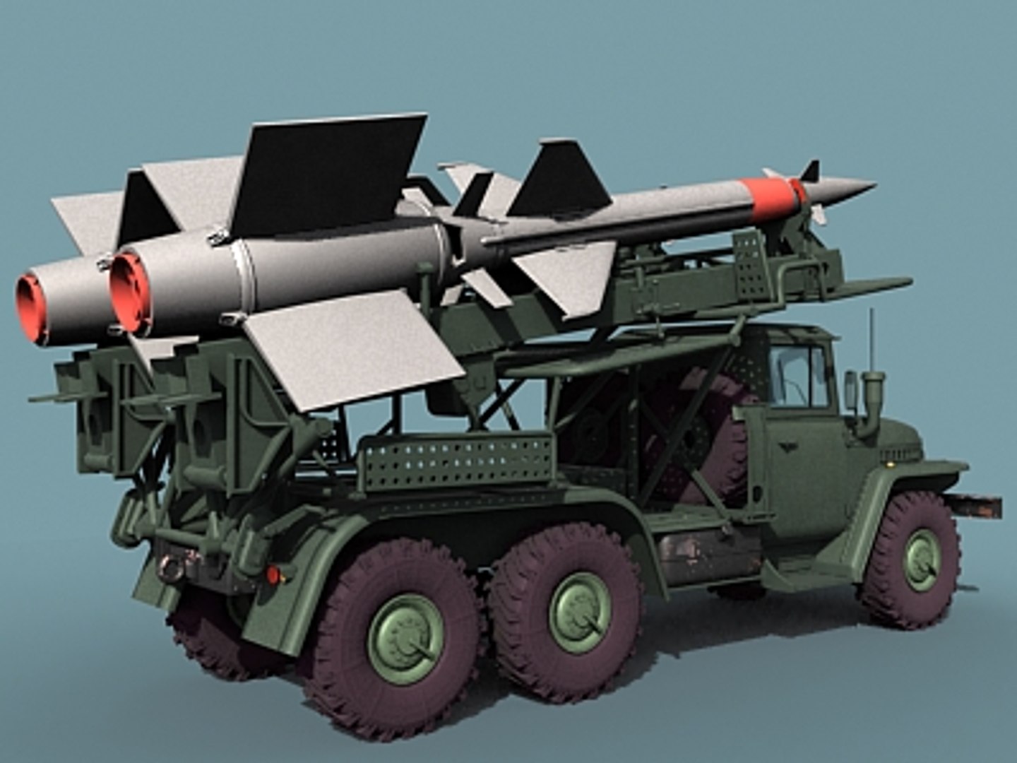 Ural Sa-3 Loader 3d Model