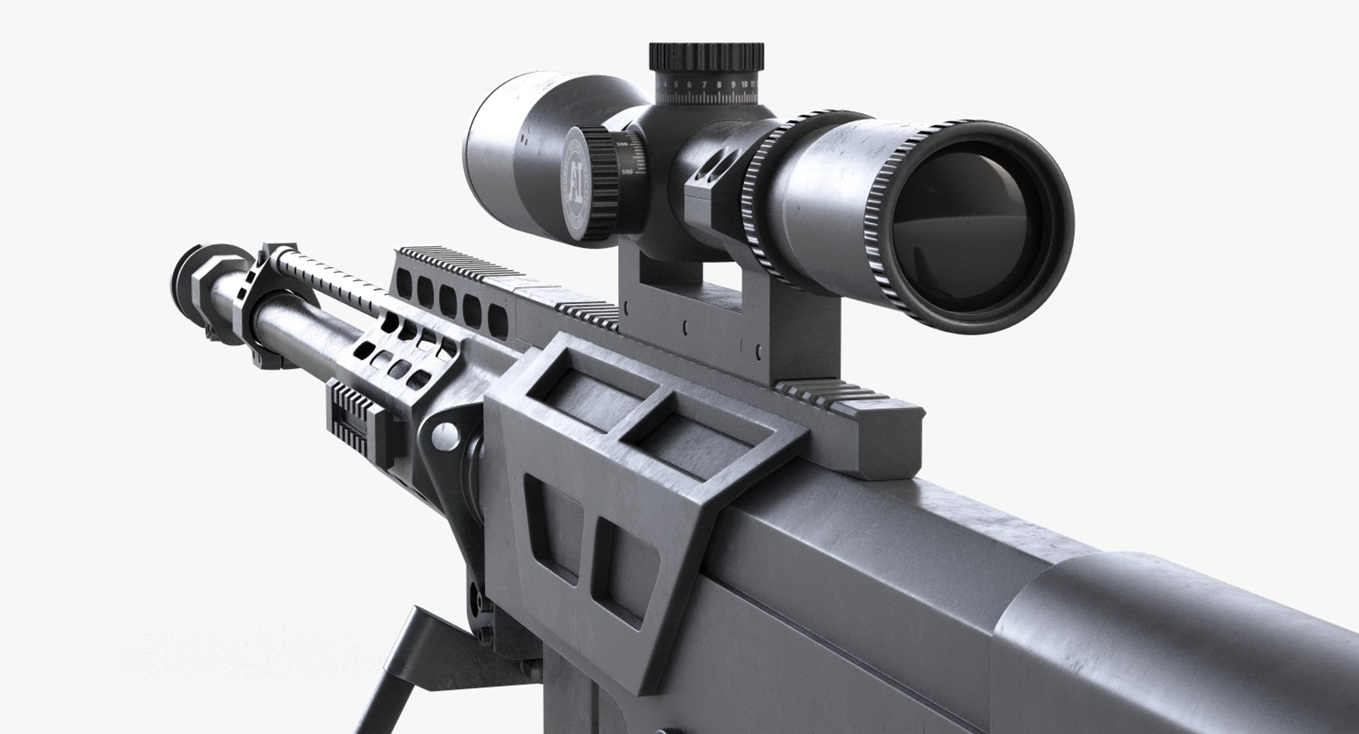 Accuracy International As50 50 3D Model - TurboSquid 1344014