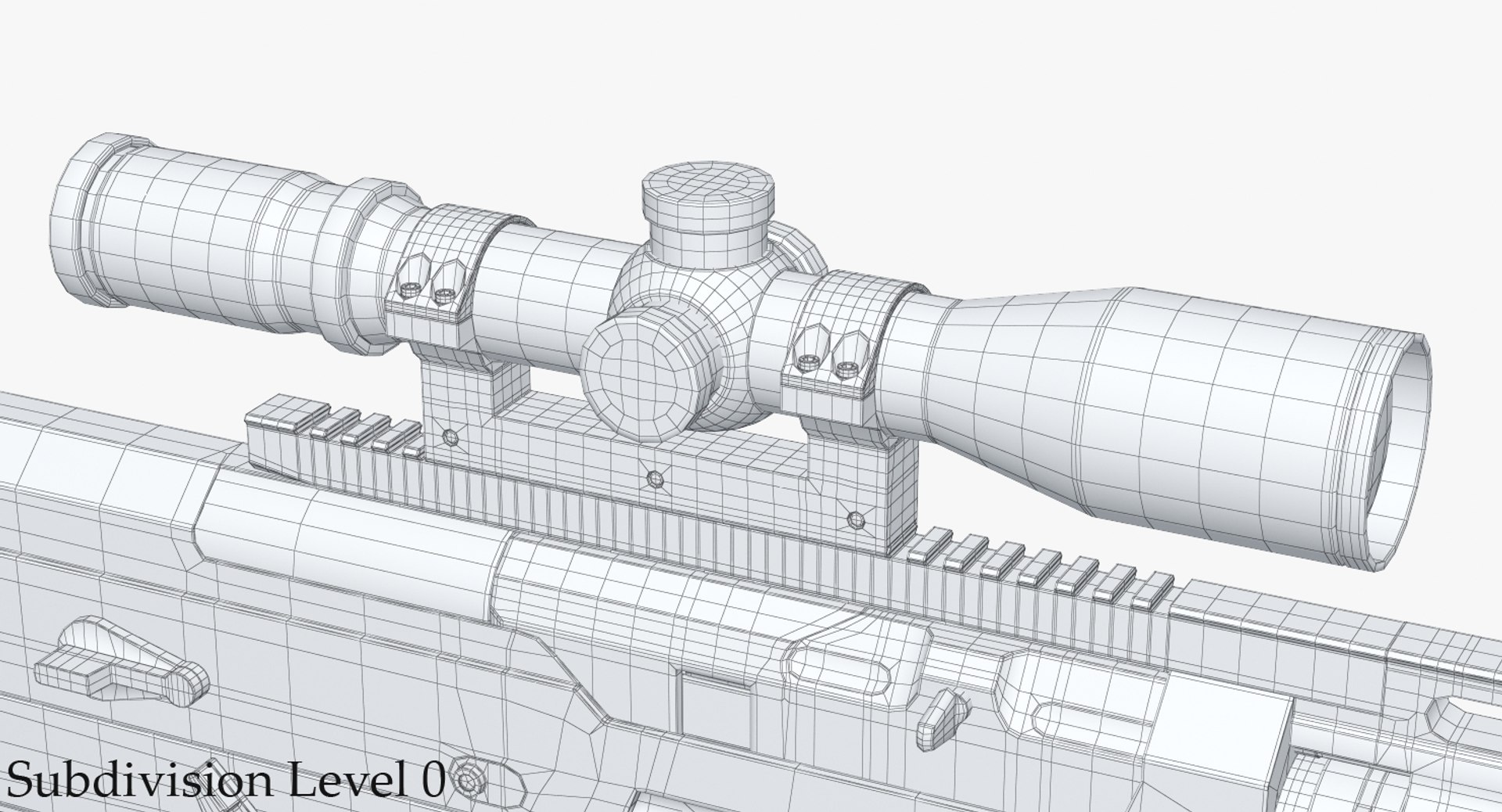 Accuracy International As50 50 3D Model - TurboSquid 1344014