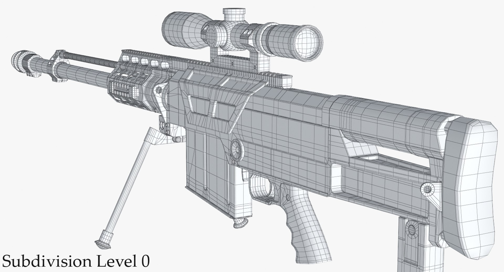 Accuracy International As50 50 3D Model - TurboSquid 1344014