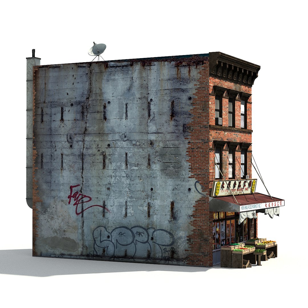 Chinatown Market Building 3d Model