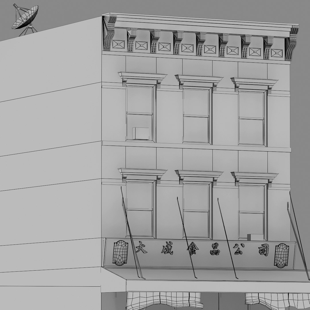 Chinatown Market Building 3d Model