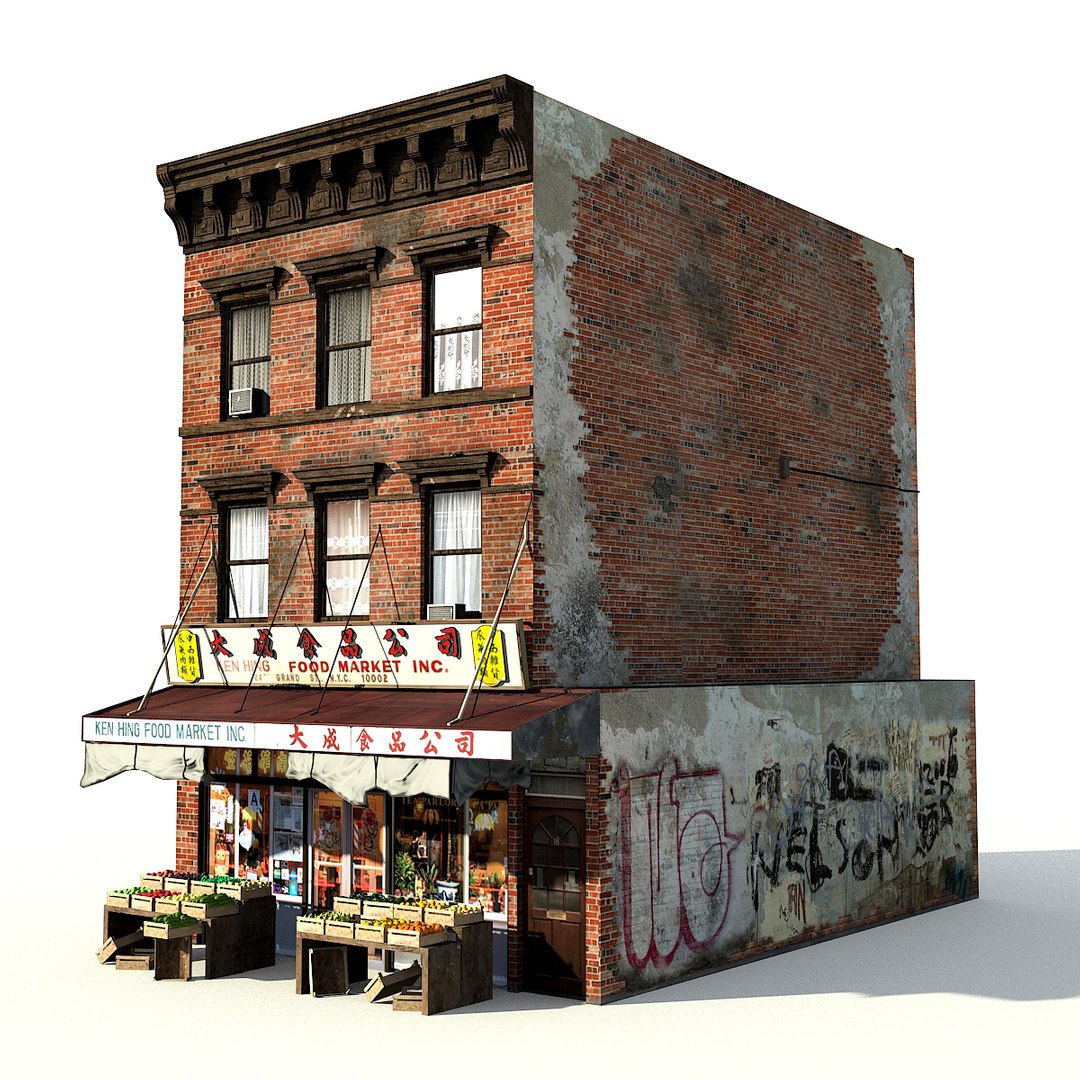 Chinatown Market Building 3d Model
