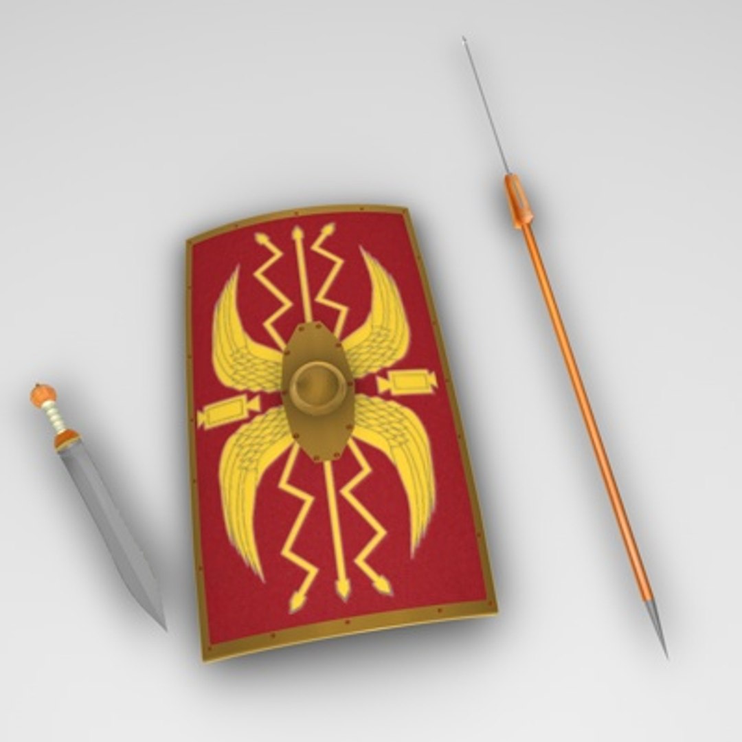 3d Weapon Rom Roman Model