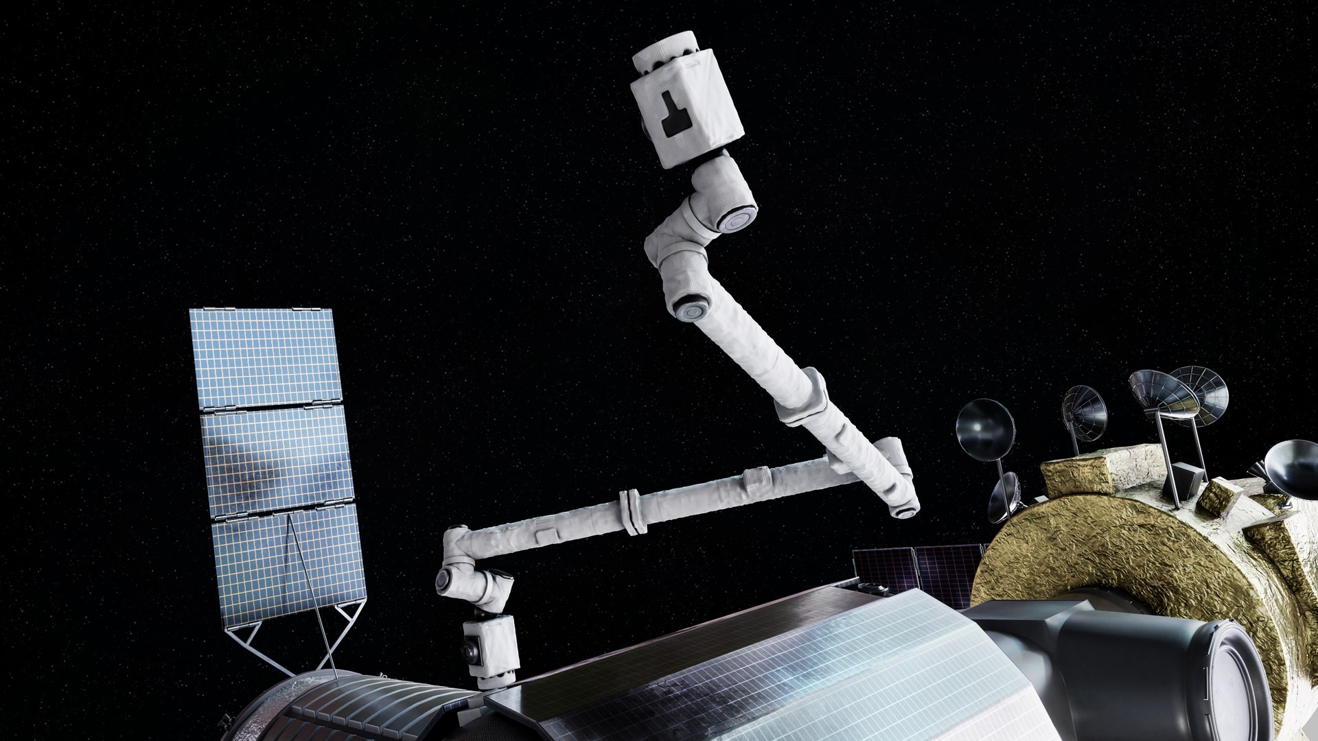 Canadarm3 - Lunar Gateway Station Component 3D Model - TurboSquid 1724318