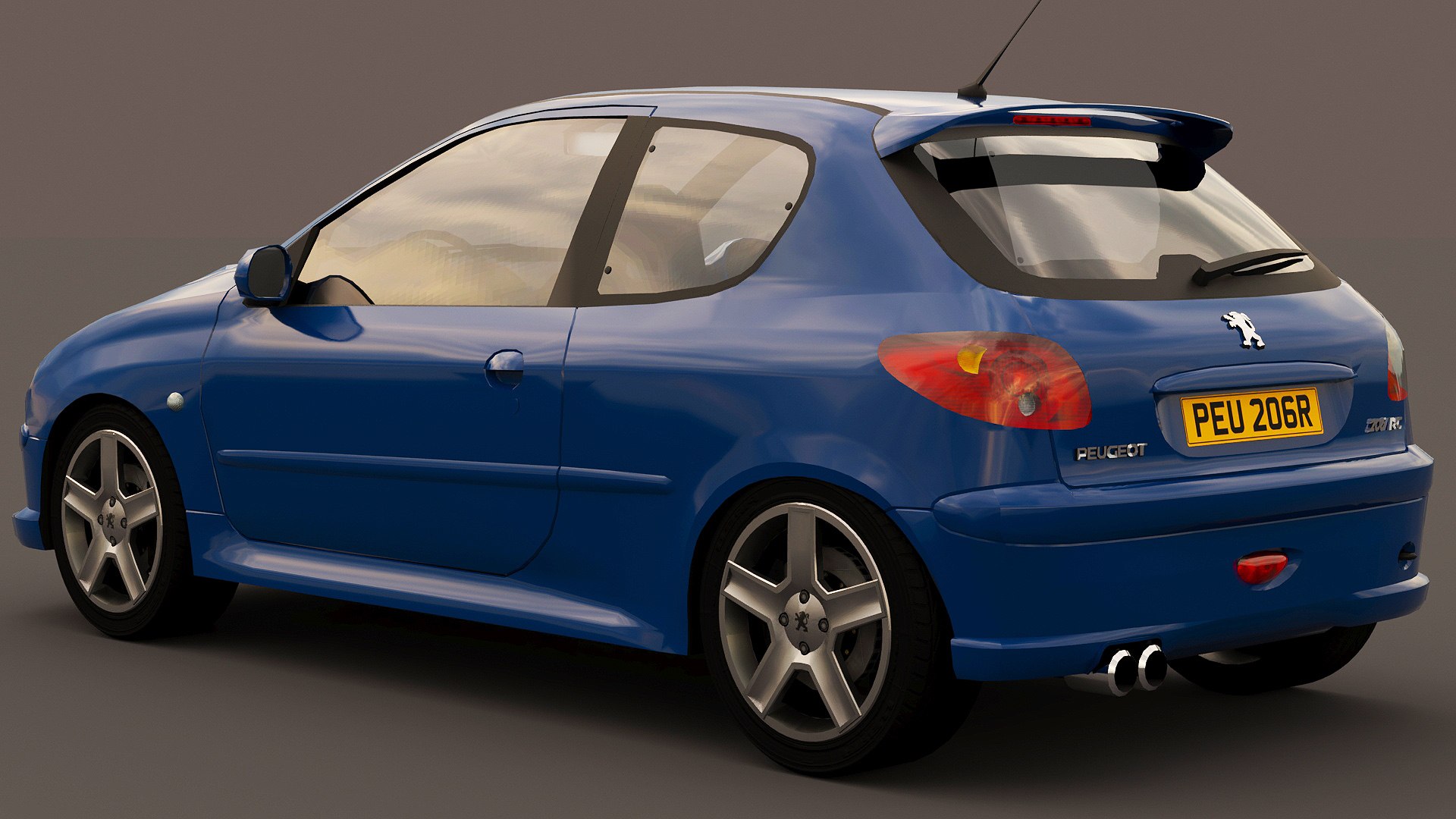 3D Peugeot 206 Rc 2003 - TurboSquid 2223074