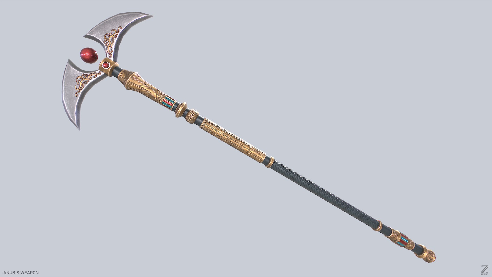 Anubis Weapon 3D - TurboSquid 2413605