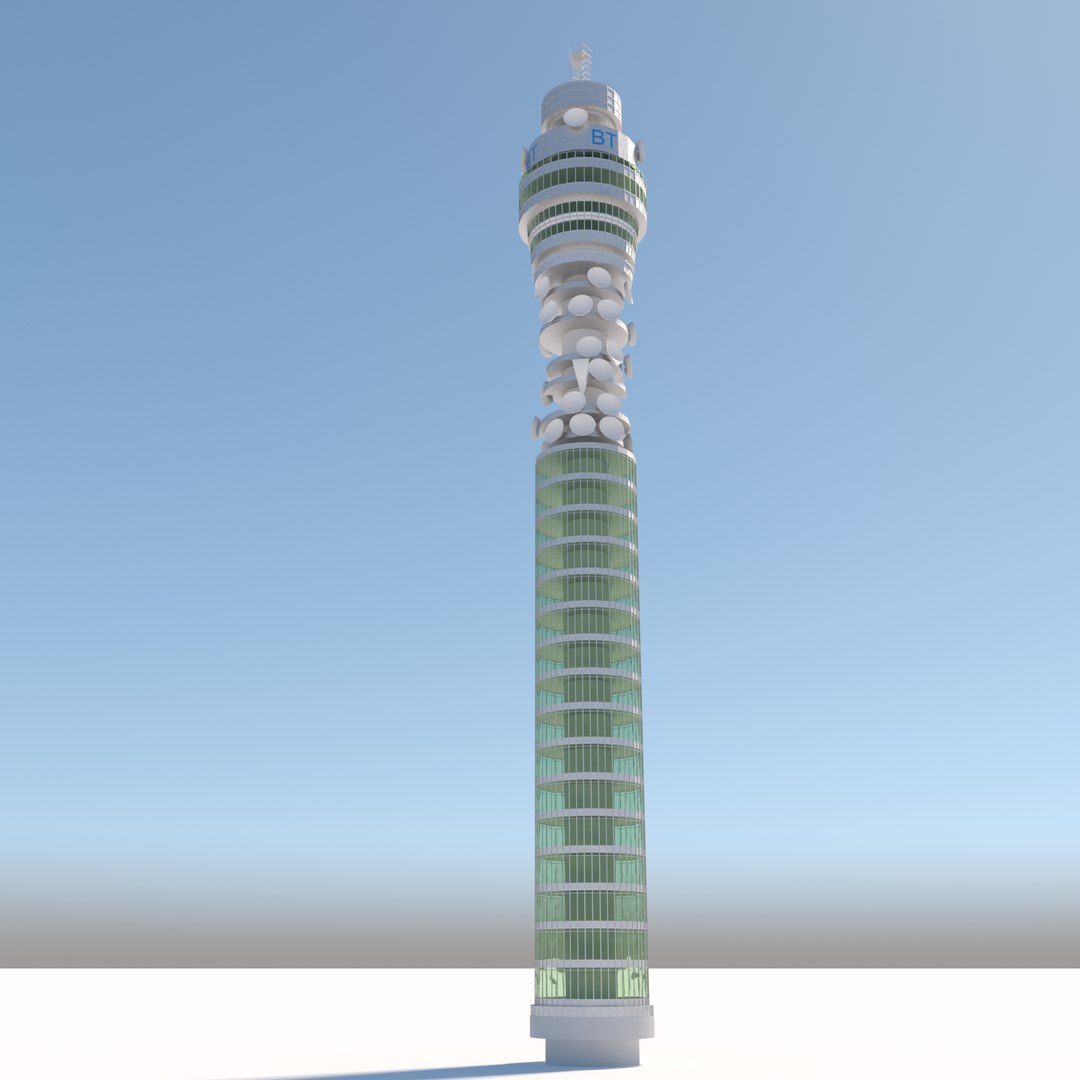 3D BT Tower 3d Model - TurboSquid 1721239