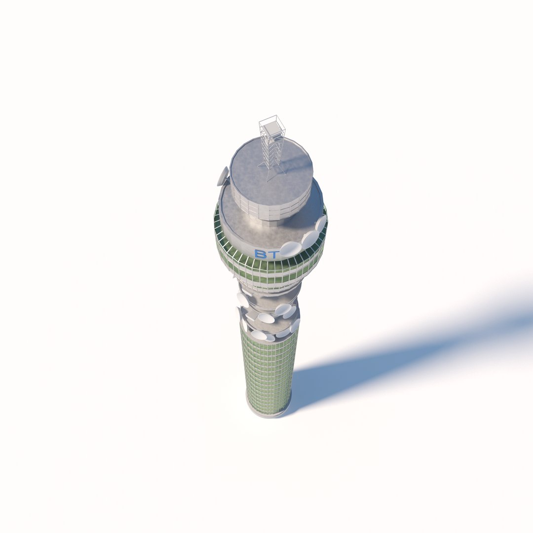 3D BT Tower 3d Model - TurboSquid 1721239