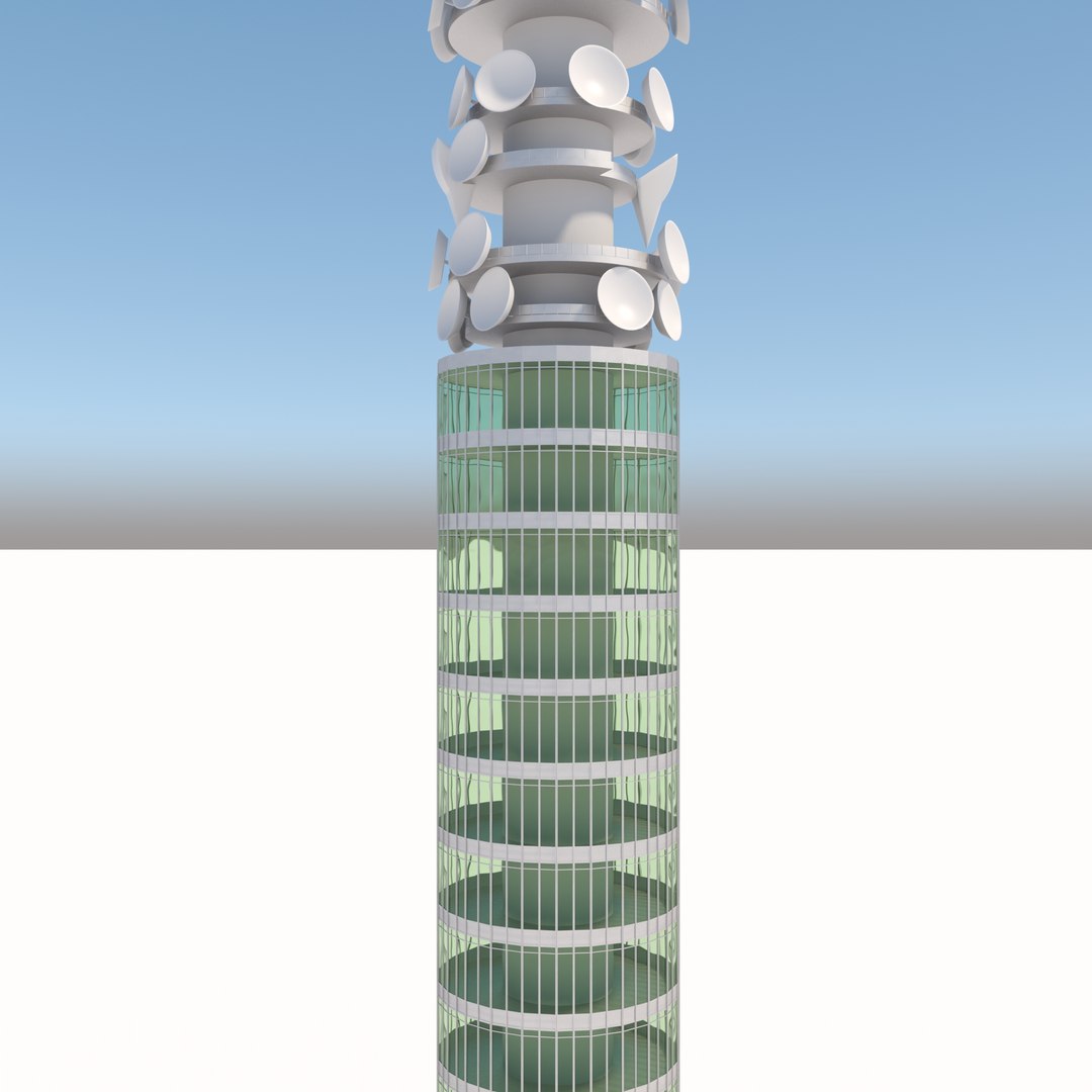 3D BT Tower 3d Model - TurboSquid 1721239