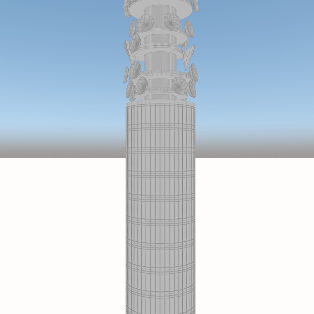 3D BT Tower 3d Model - TurboSquid 1721239