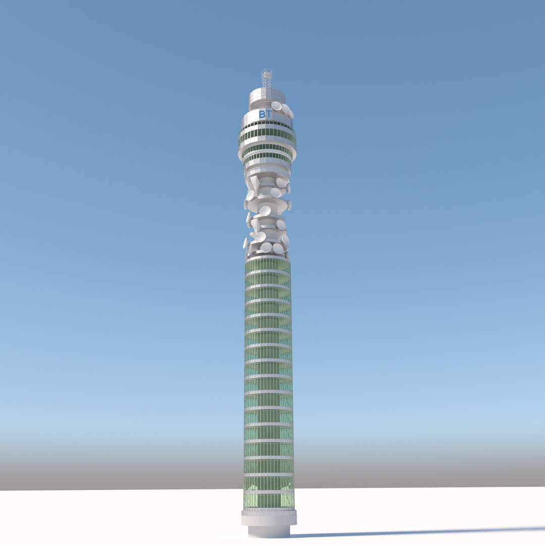 3D BT Tower 3d Model - TurboSquid 1721239