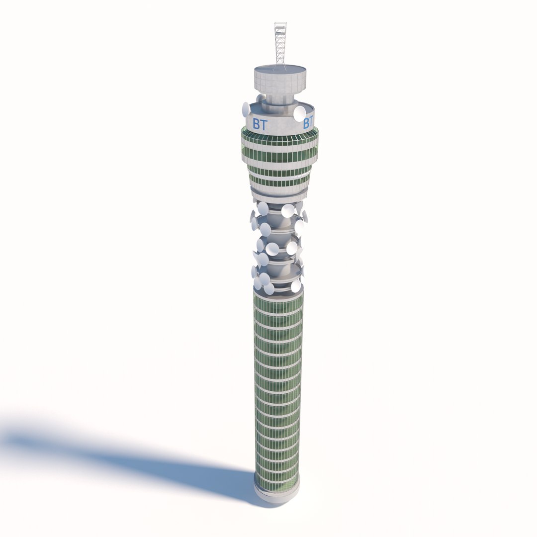 3D BT Tower 3d Model - TurboSquid 1721239