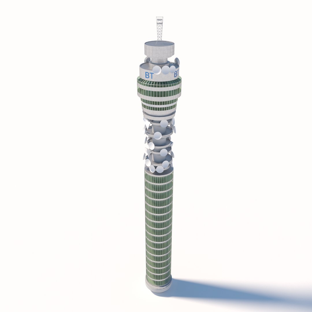 3D BT Tower 3d Model - TurboSquid 1721239