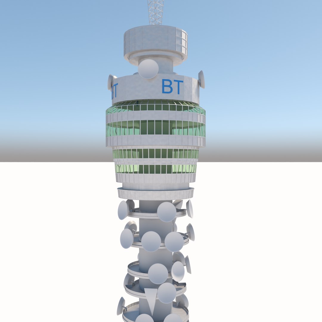 3D BT Tower 3d Model - TurboSquid 1721239