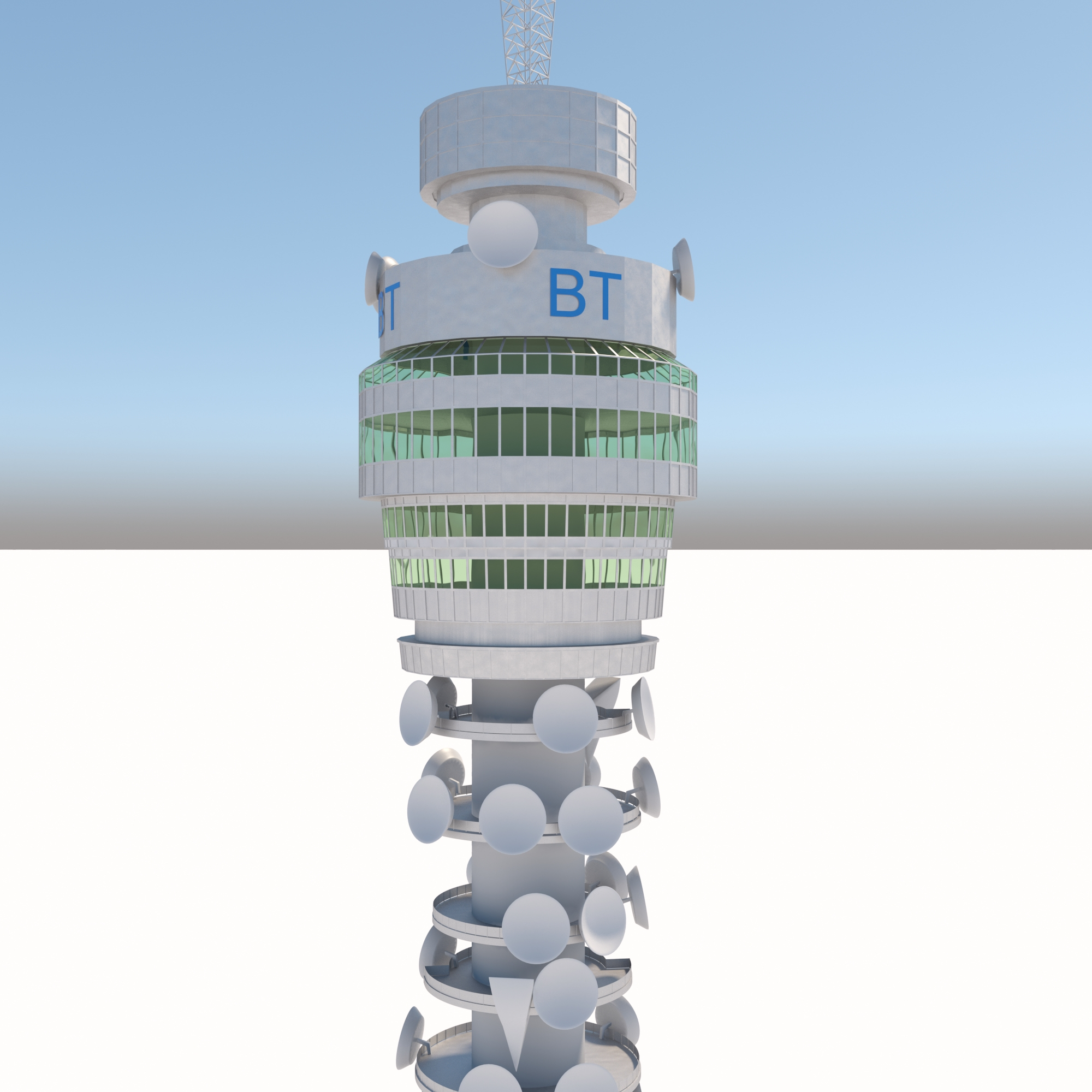 3D BT tower 3d model - TurboSquid 1721239