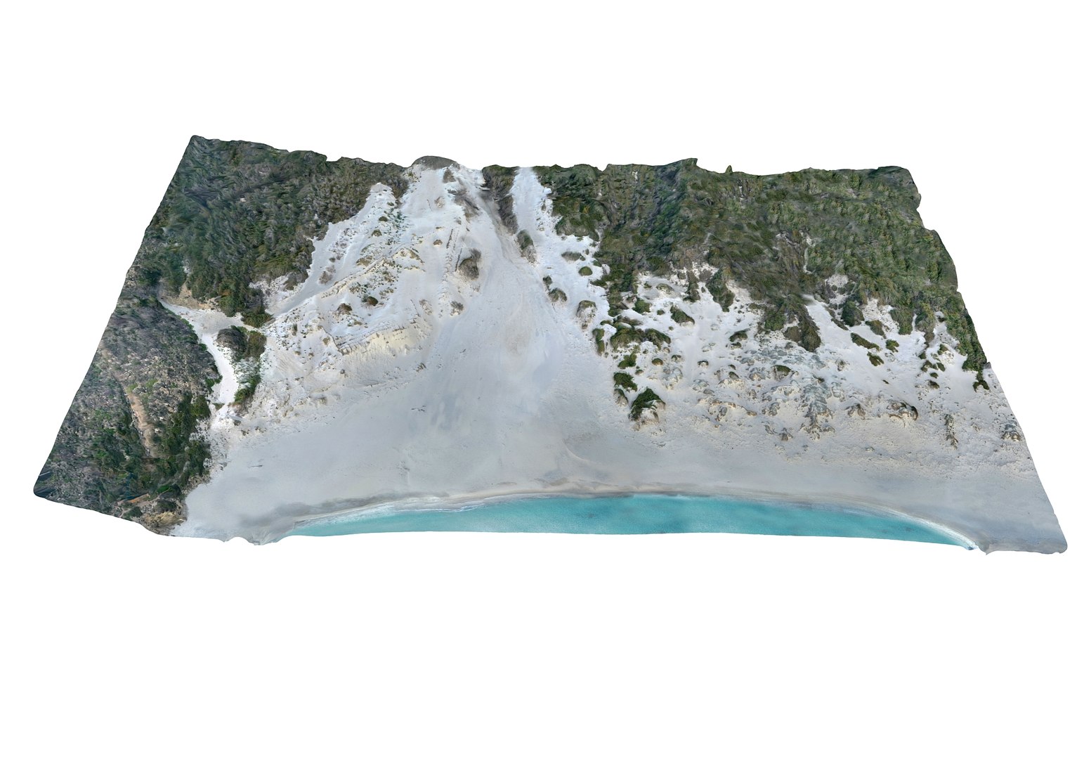 3D Beach Dunes - TurboSquid 1873049