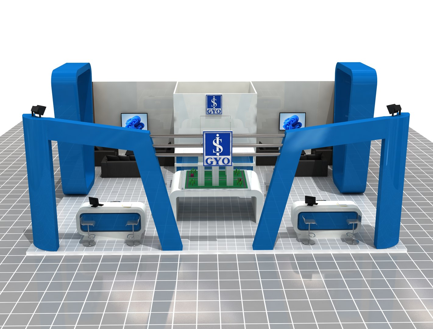 Fair Stand 3D Model - TurboSquid 1310326