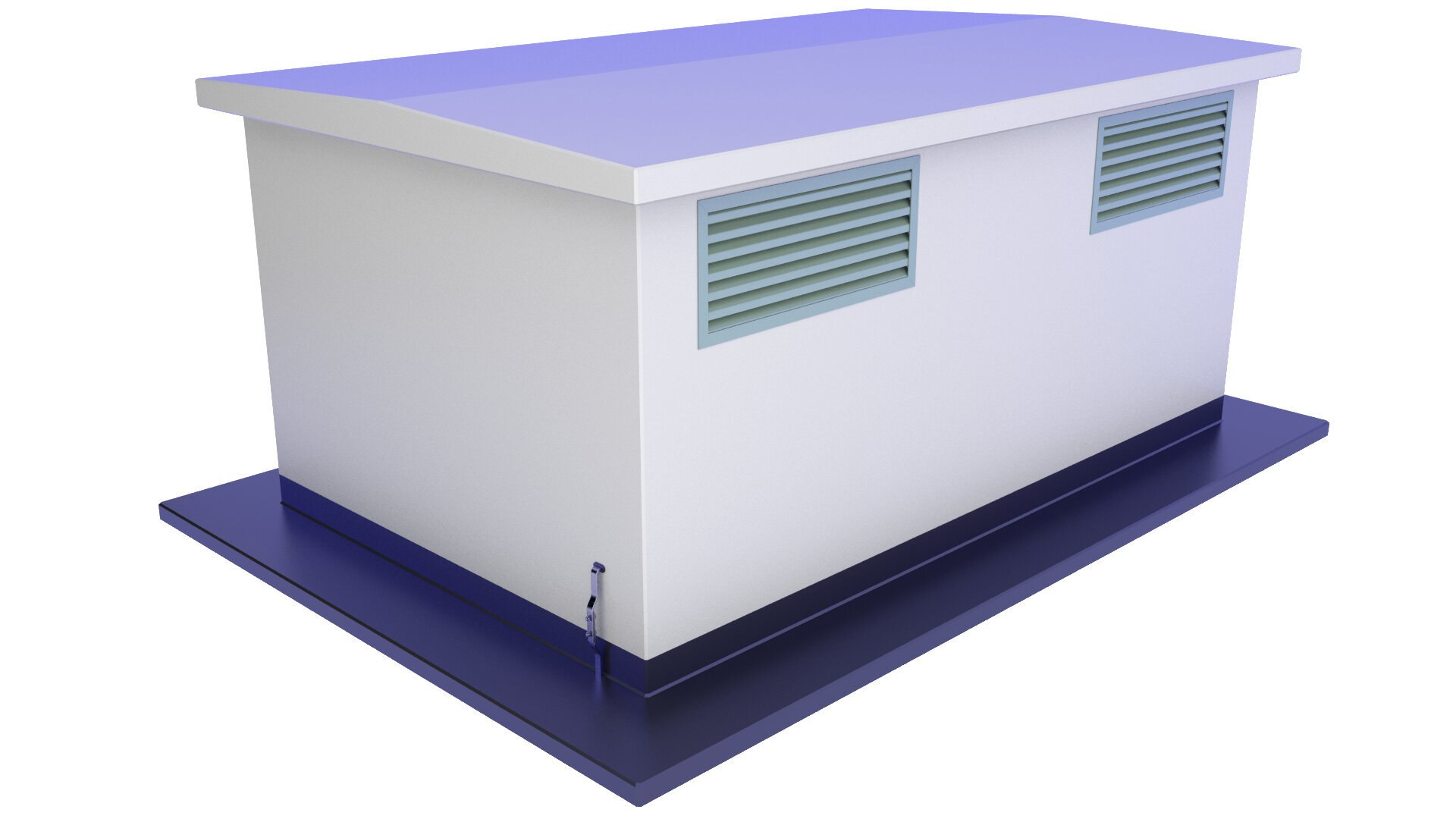 Concrete Transformer Substation Building 10 Model - TurboSquid 1980055