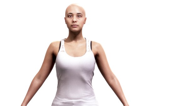 3d lisa female body scan