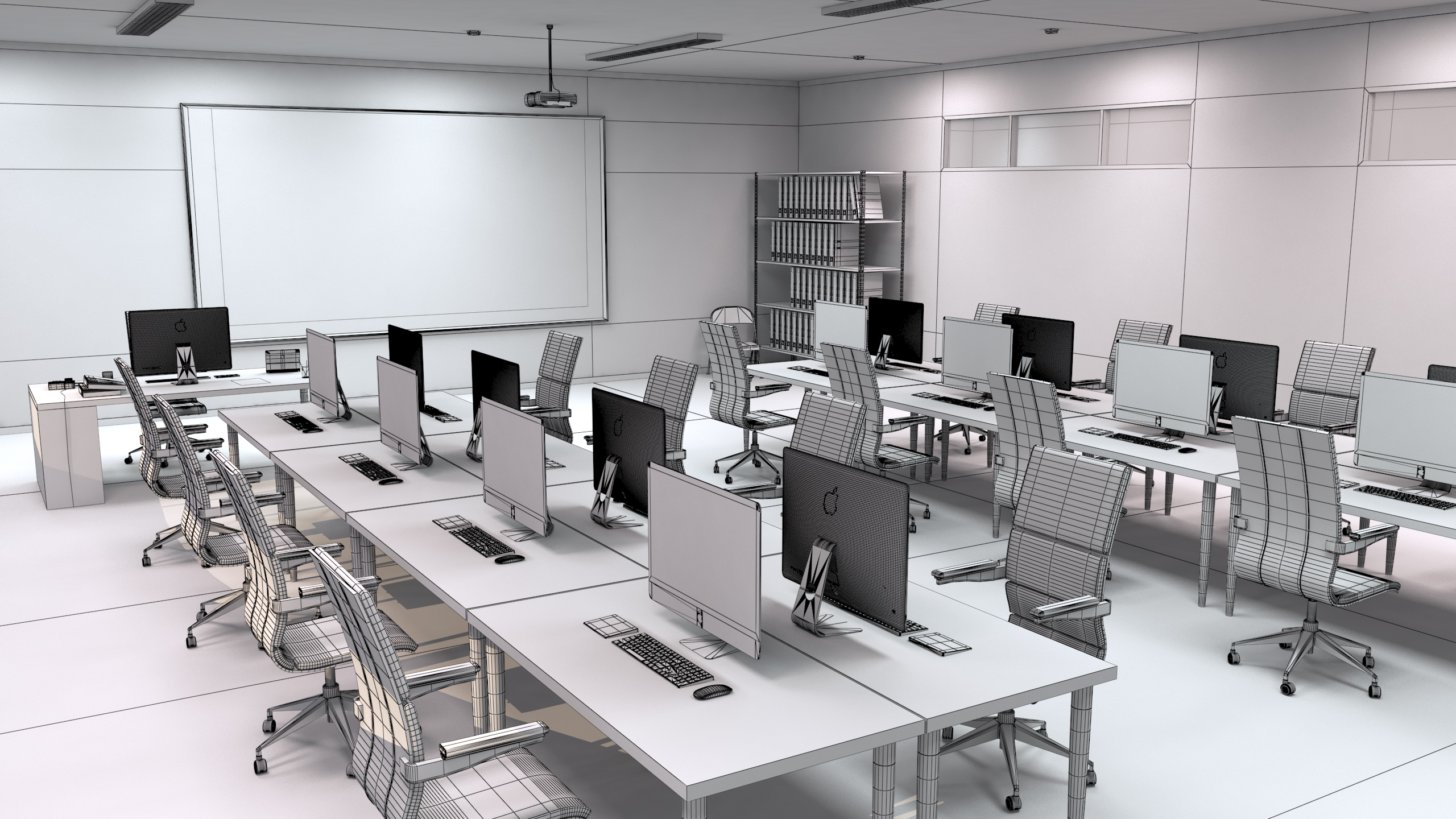 modelo 3d Aula de Informática - TurboSquid 1841844