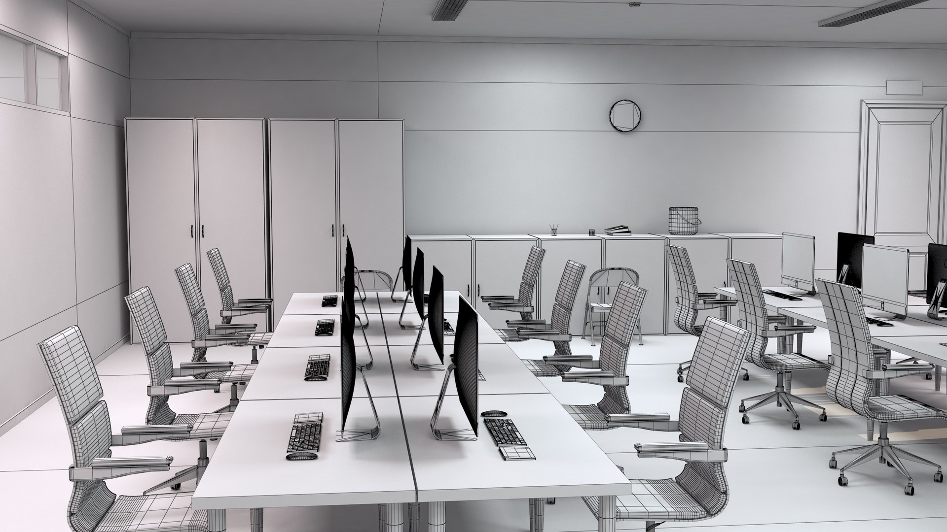 3D Model Computer Classroom - TurboSquid 1841844