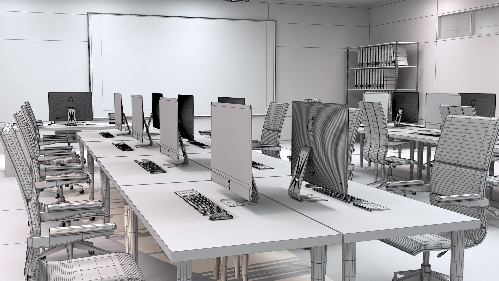 3D Model Computer Classroom - TurboSquid 1841844