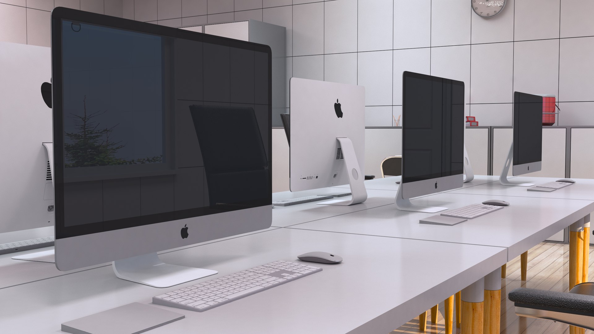3D Model Computer Classroom - TurboSquid 1841844