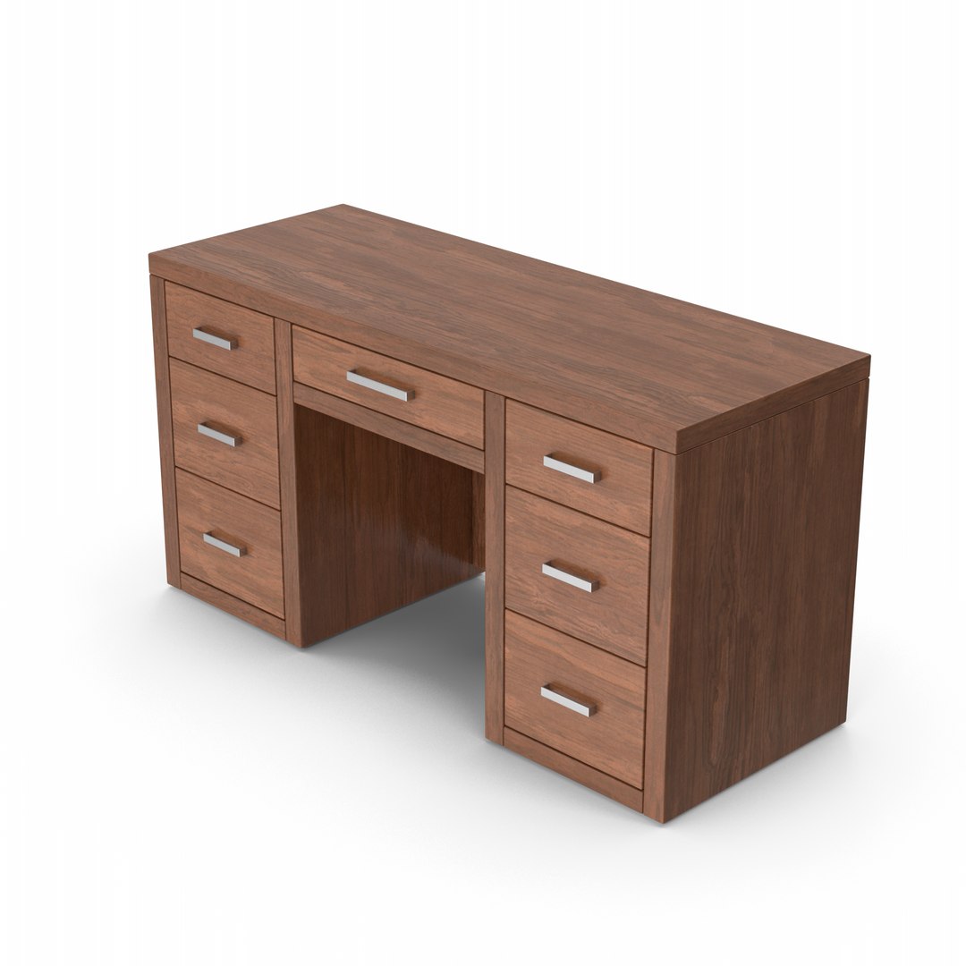Office Desk 3D Model - TurboSquid 1840011