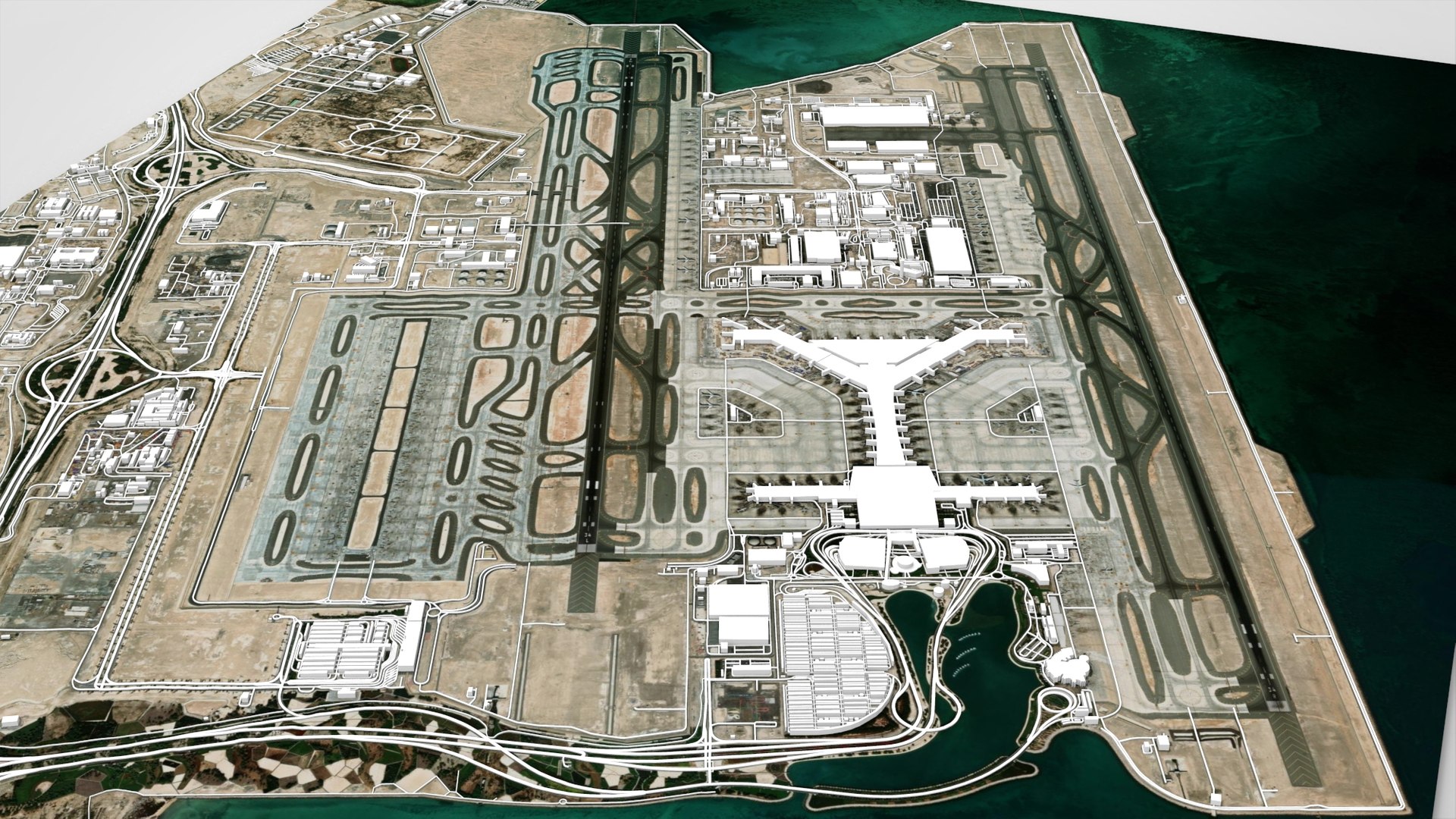 3D Hamad International Airport Model - TurboSquid 2423990