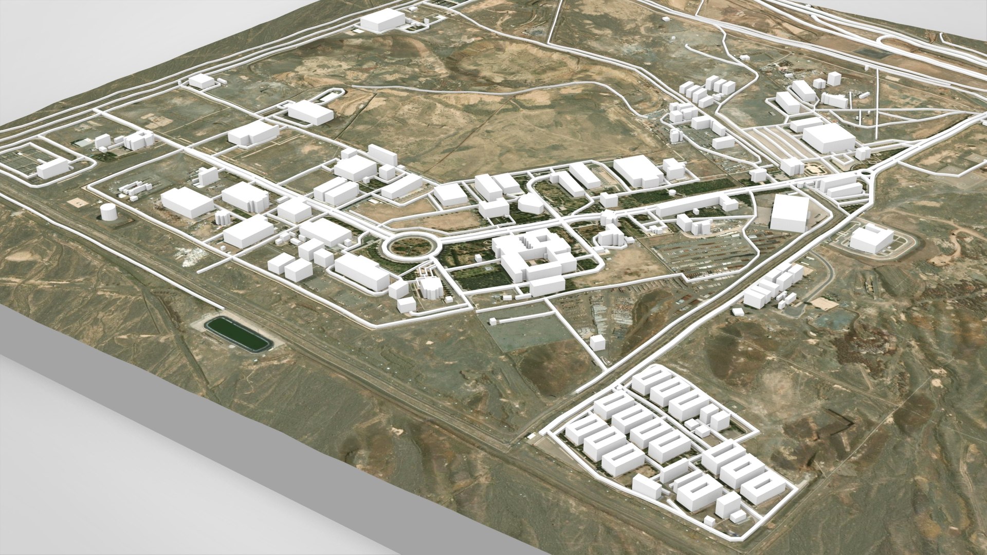 3D The Natanz Nuclear Facility Iran Model - TurboSquid 2423990