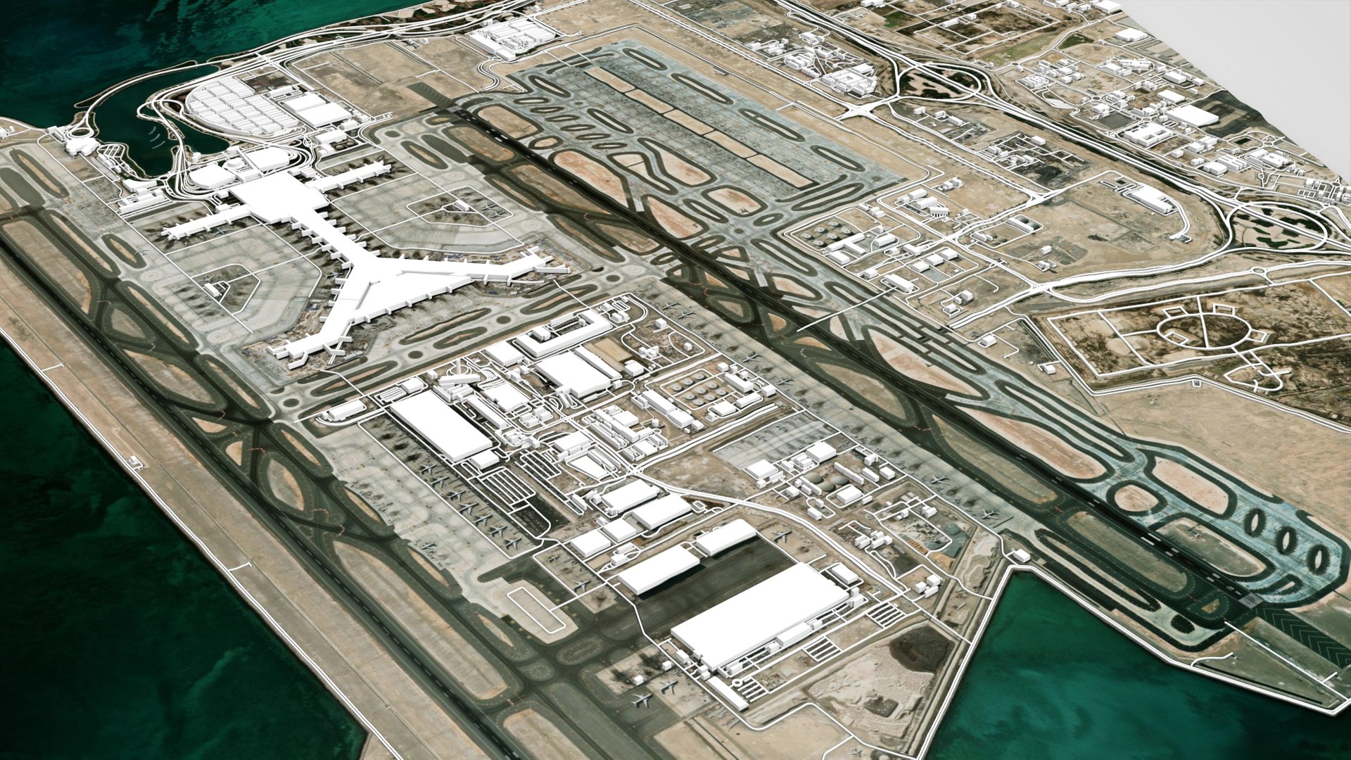 3D Hamad International Airport Model - TurboSquid 2423990
