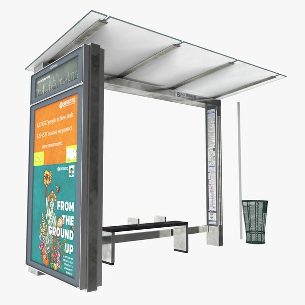 Free 3D Bus-Stop Models | TurboSquid