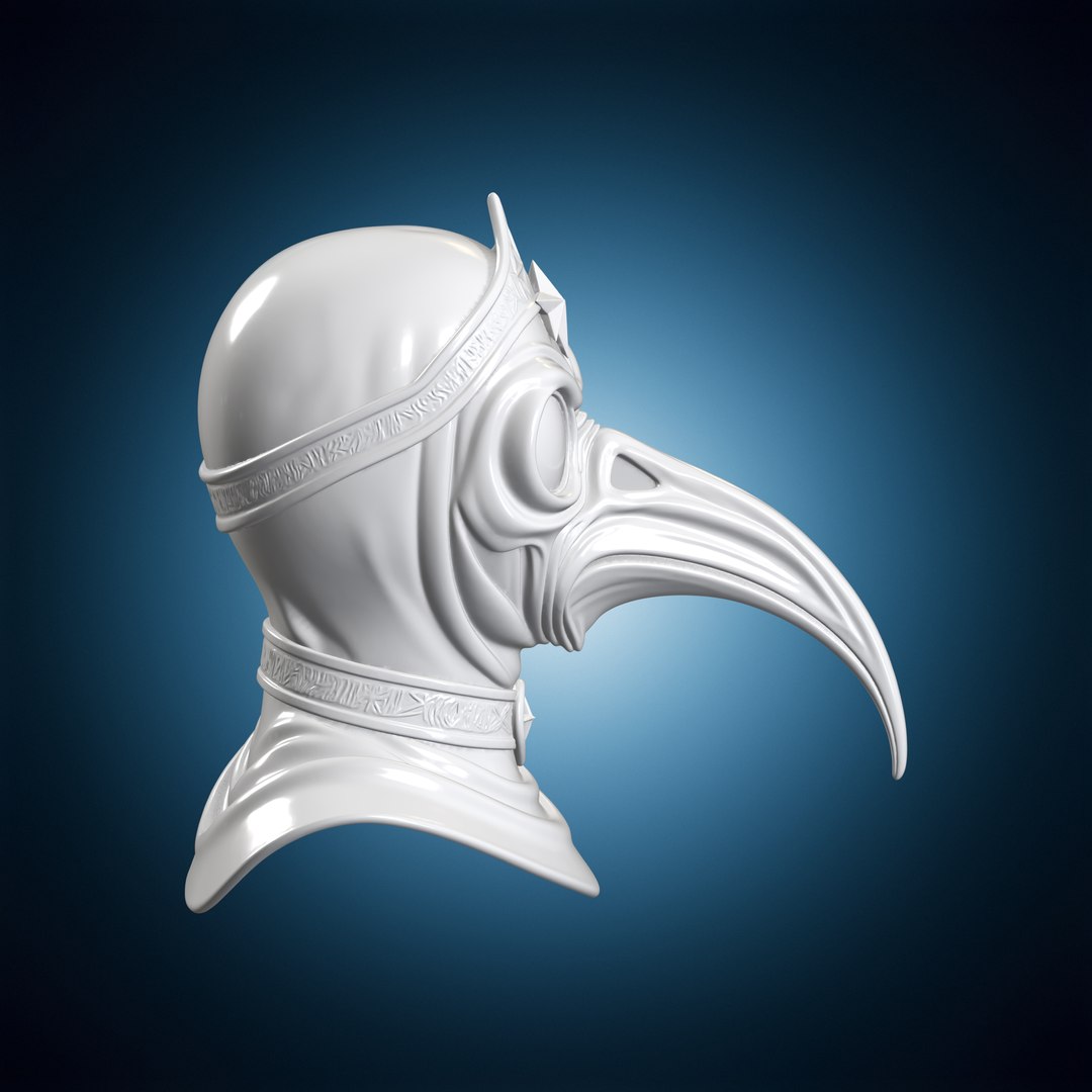 Witch Plague Doctor Mask 3D Printable Model 3D Model - TurboSquid 2576983
