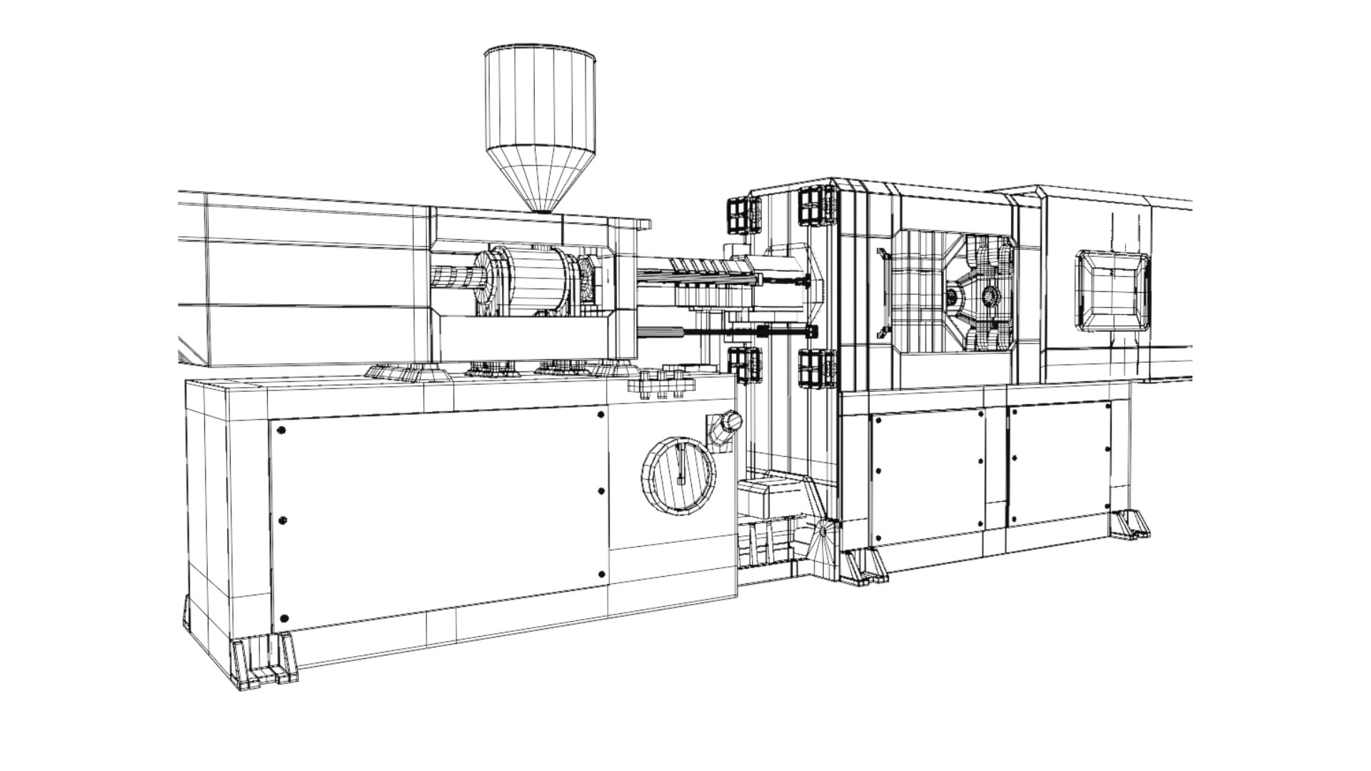 Injection Molding Machine 3D Model Blender File Packed 3D - TurboSquid ...