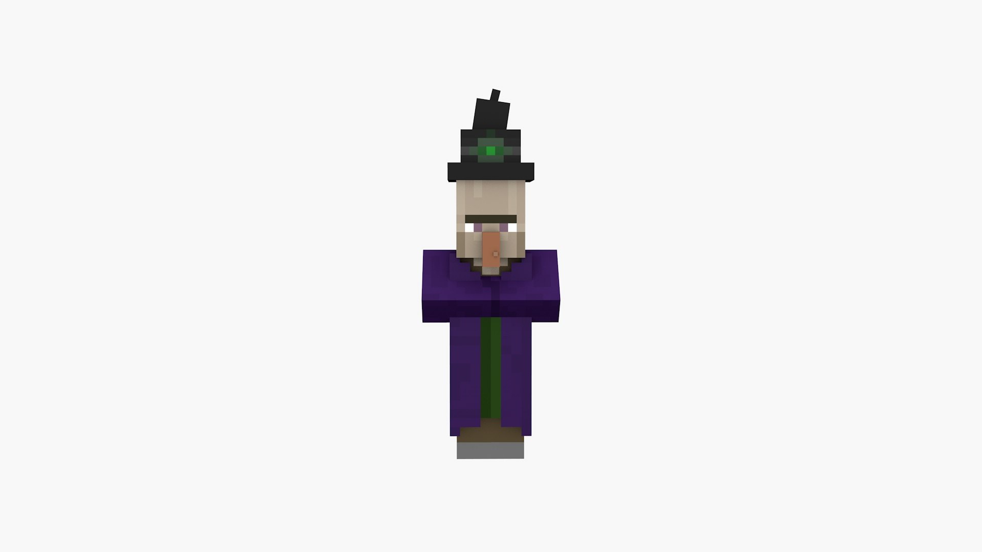 Witch Minecraft 3D Model - TurboSquid 2348180