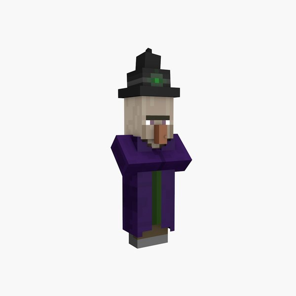 Bruxa Minecraft Modelo 3D - TurboSquid 2348180