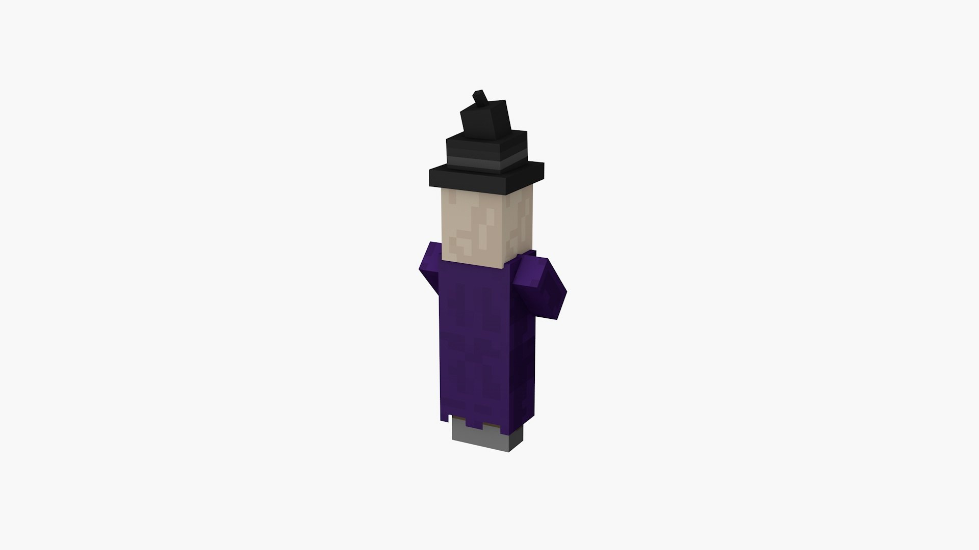 Witch Minecraft 3D Model - TurboSquid 2348180